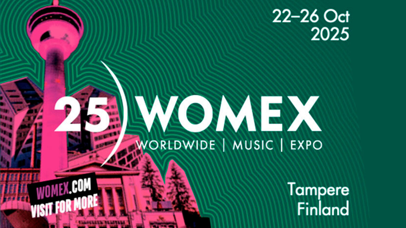 WOMEX 2025 TAMPERE (K18) - Tampere-talo