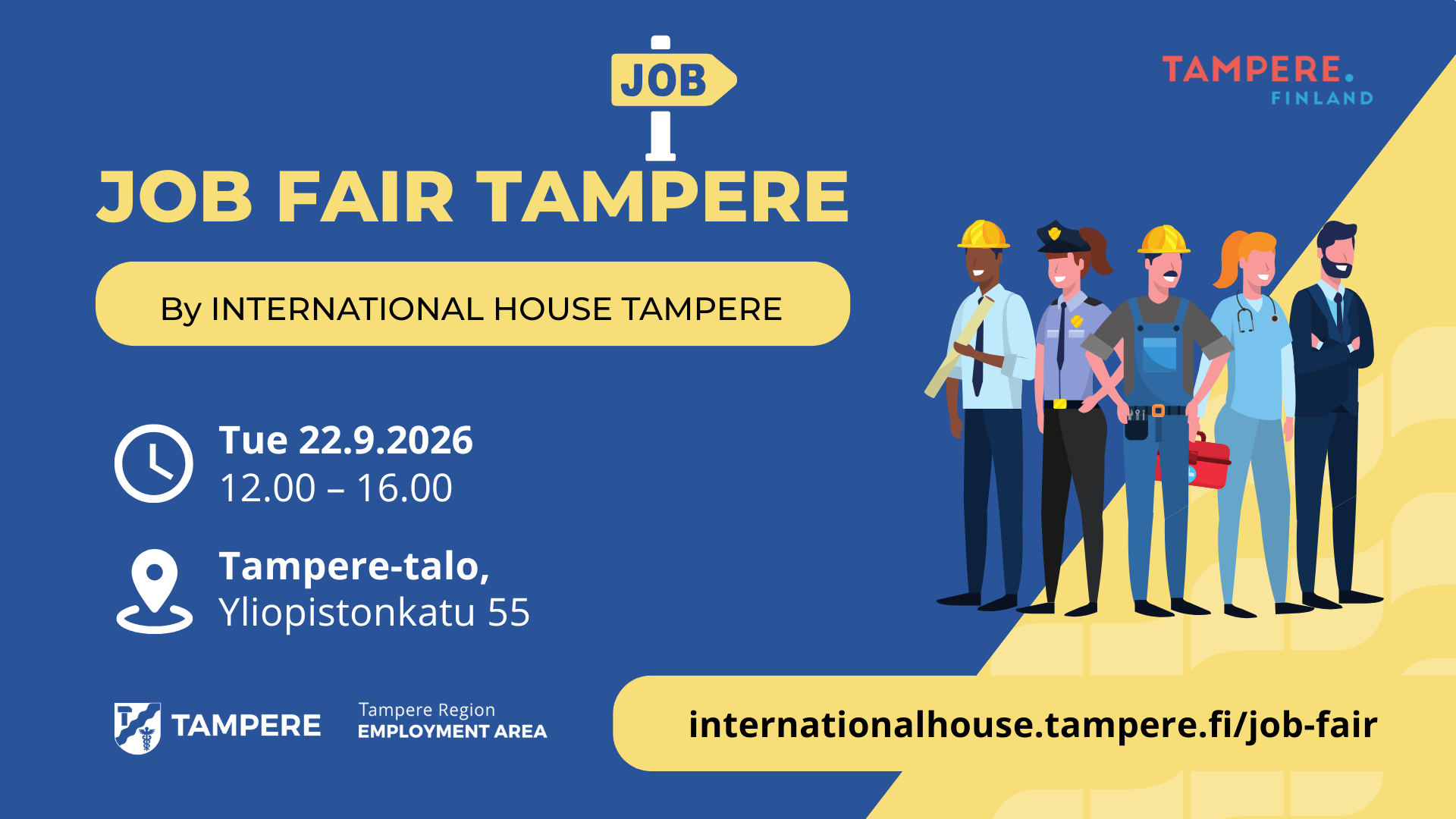 Job Fair Tampere By International House Tampere - Tampere-talo